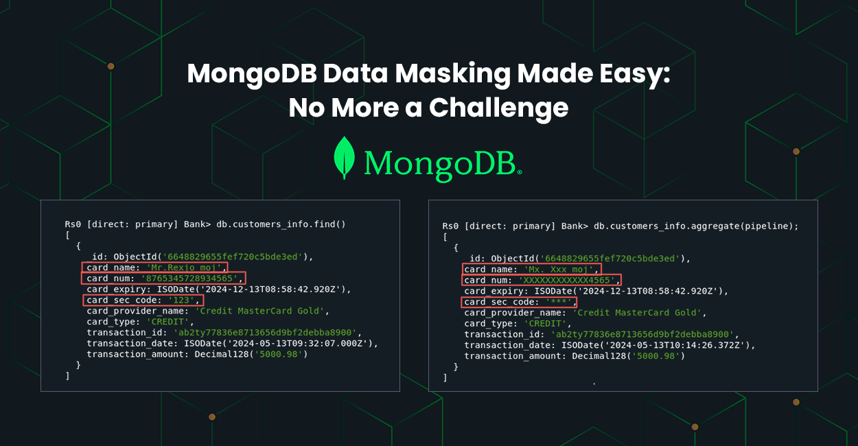 Data Masking in MongoDB | Simplified Data Protection